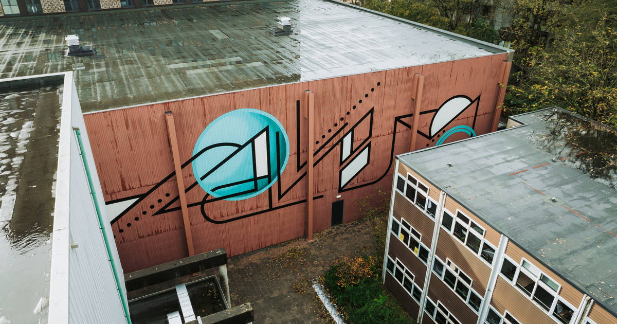 Erasmus Universiteit Rotterdam onthult mural van Mick La Rock ter ere van 110-jarig bestaan ...