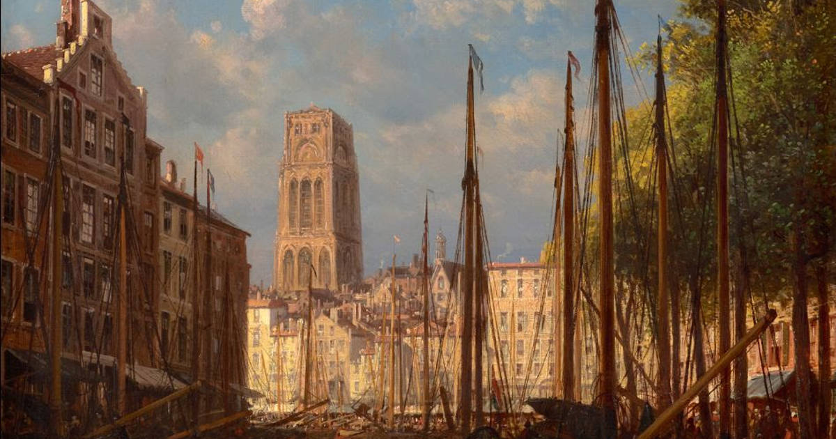 Museum Rotterdam verwerft Gezicht op de Kolk door Charles Euphrasie Kuwasseg - Uitagenda Rotterdam