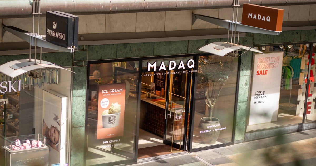 Madaq has a boutique full of chocolates, cream and sorbet ice cream and ...